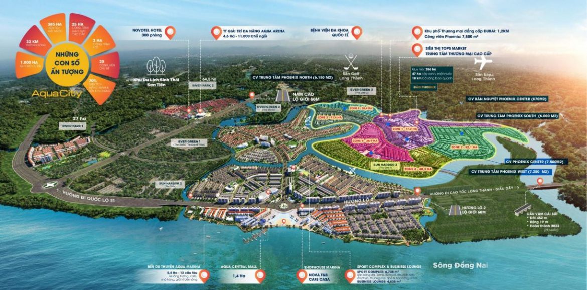 Tiến độ của dự án Aqua City - Novaworld Nha Trang